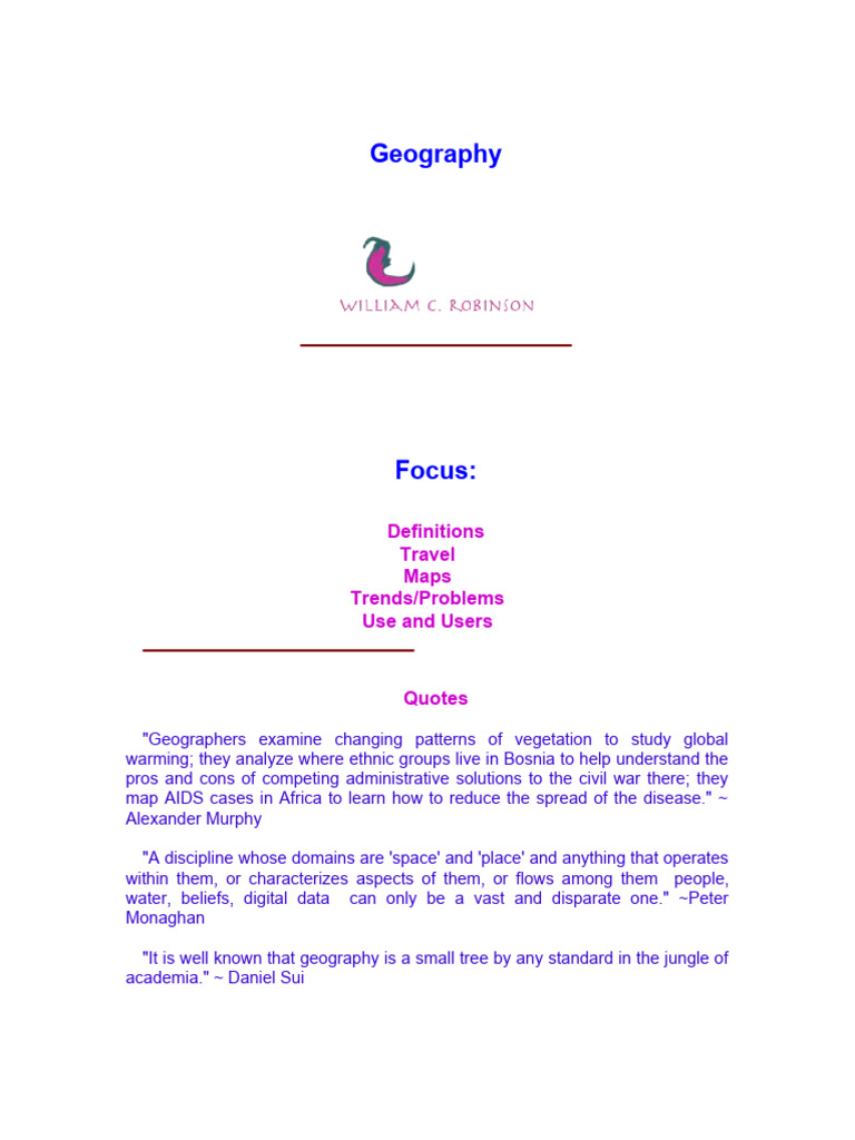 Geography | PDF | Geography | Geographic Information System