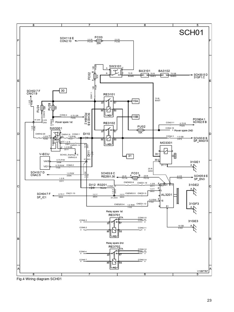 SCH01 Power Feeding, Alternator, Battery-02-01 | PDF