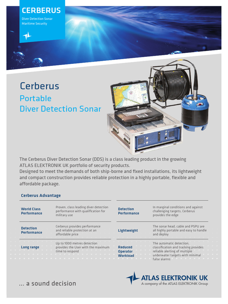 AE - Cerberus Portable-Diver-Detection-Sonar | PDF | Sonar | Underwater ...