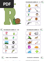 Ejercicios para La Articulación de La R | PDF | Sonido | Naturaleza