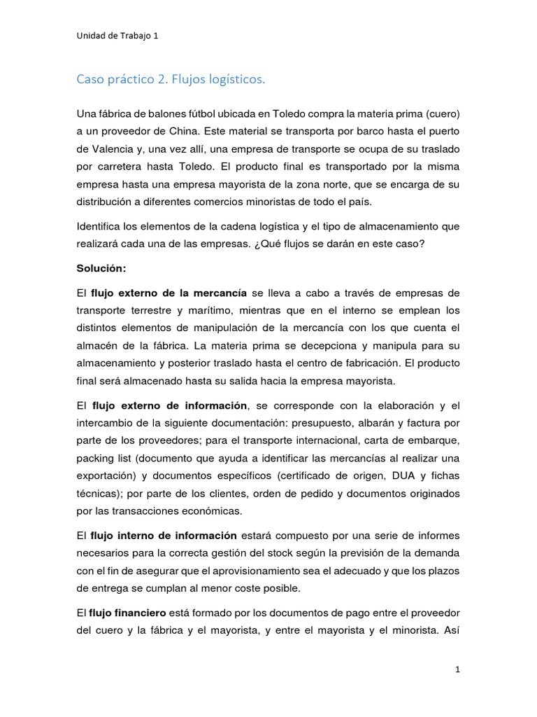 UT 1 Caso 2 | PDF