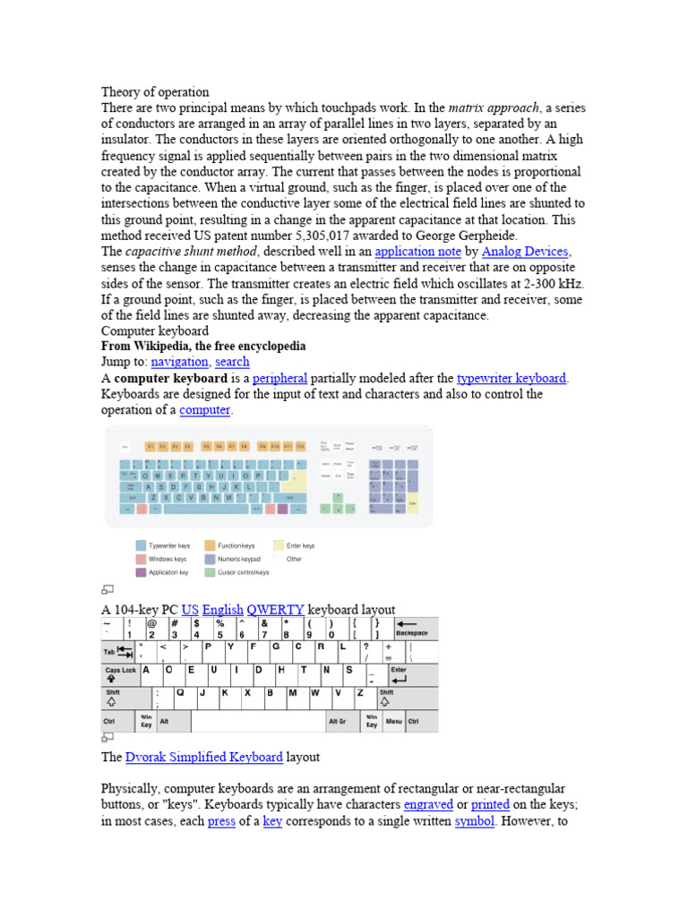 Touchpad & Scanner Technology | PDF | Image Scanner | Computing