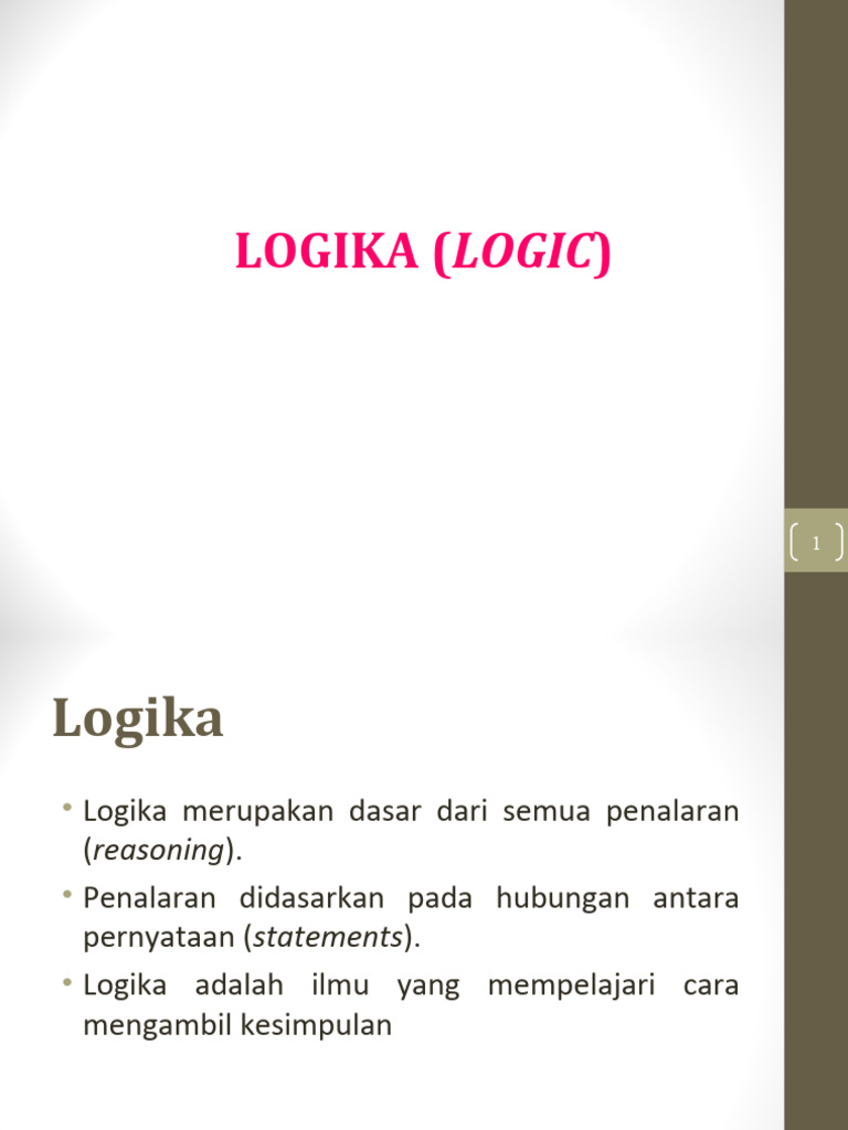 Logika | PDF