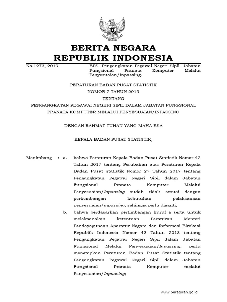 Jabatan Fungsional Pranata Komputer | PDF