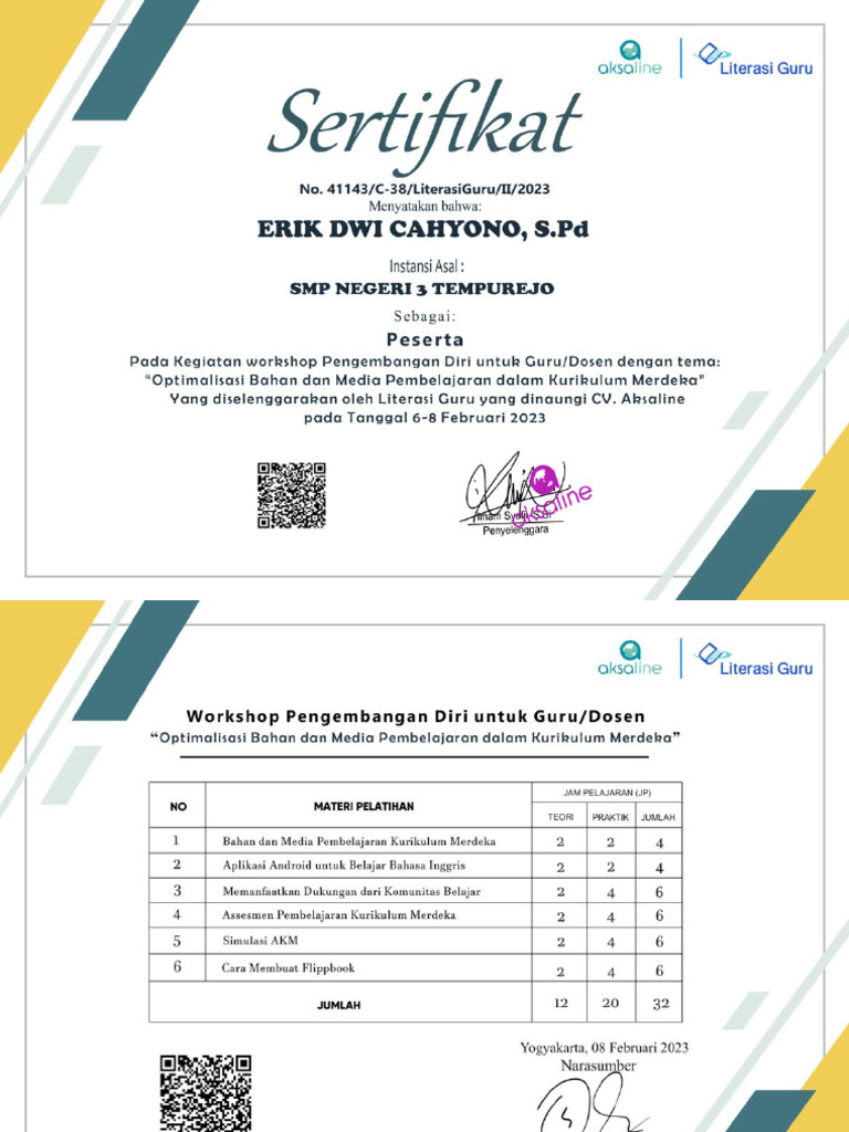 Erik Dwi Cahyono 6 | PDF