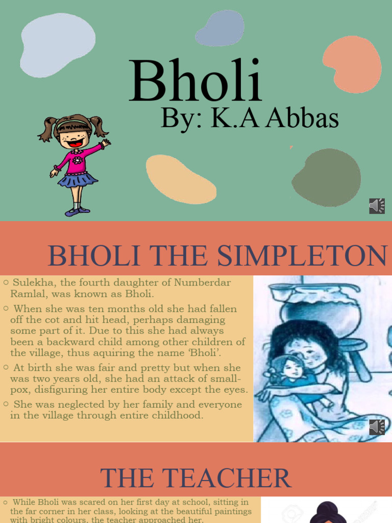 Bholi, English Presentation | PDF