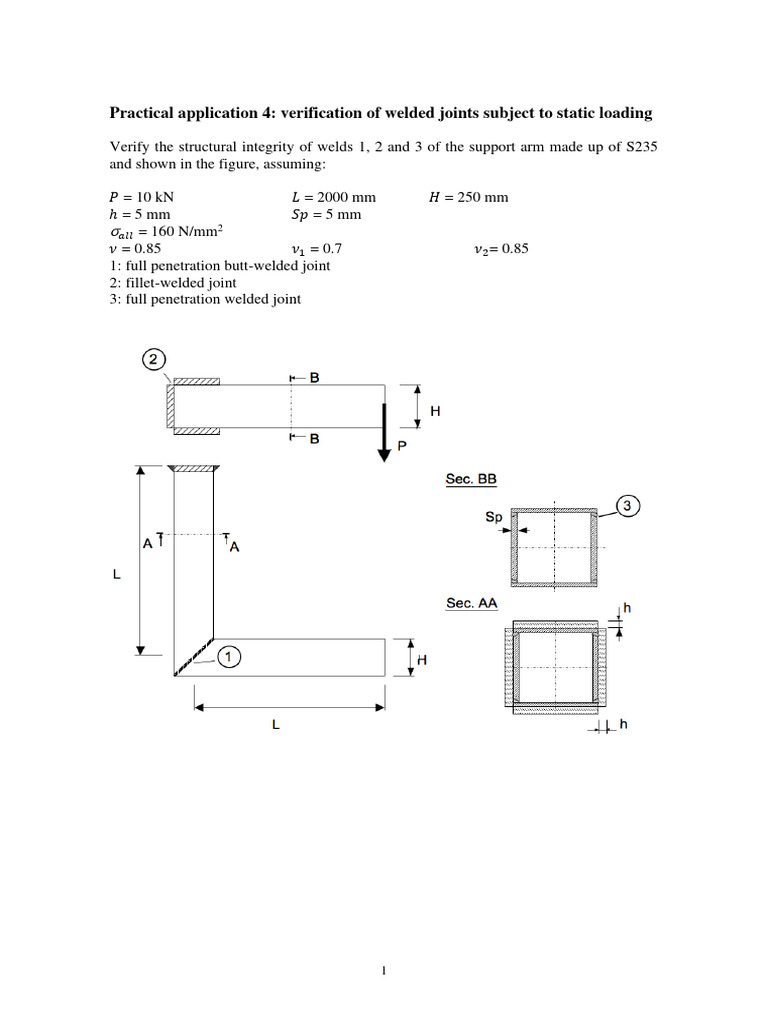 04 Practical Application Welding | PDF | Stress (Mechanics) | Bending