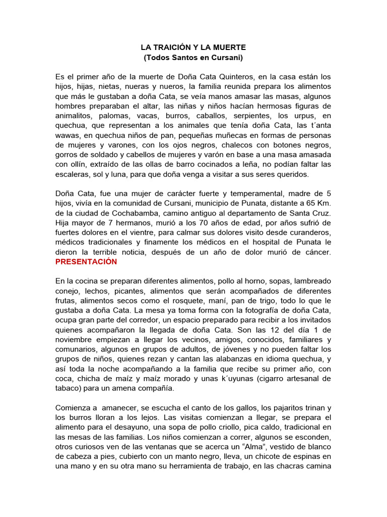 La Traición y La Muerte | PDF