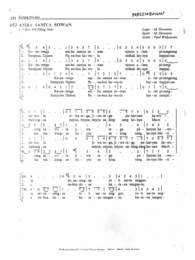 Amba Samya Sowan-Ka 653 | PDF