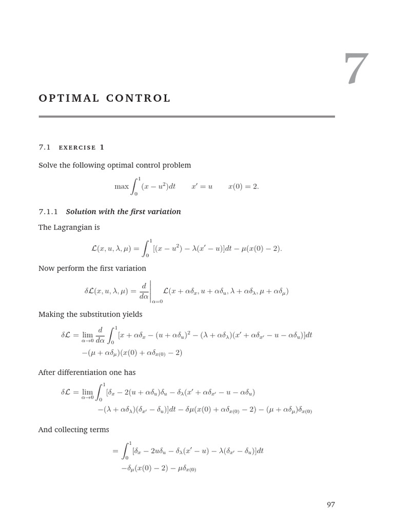2013 Ocp | Download Free PDF | Optimal Control | Calculus Of Variations