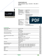 Schneider Electric - EOCR - 3DM2-WRDUWZ | PDF | Relay | Alternating Current