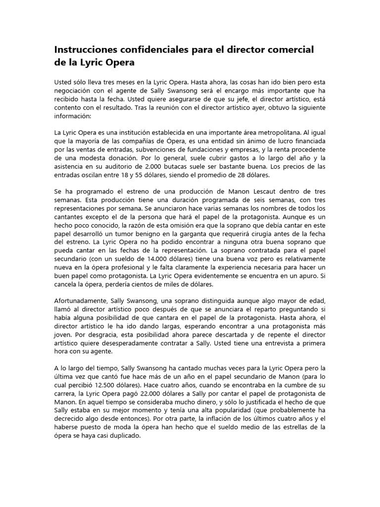 Sally Swansong Def | PDF