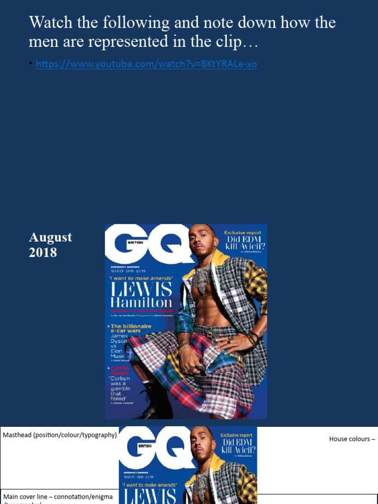 Analyzing Masculinity in Media Representations | PDF | Stereotypes ...