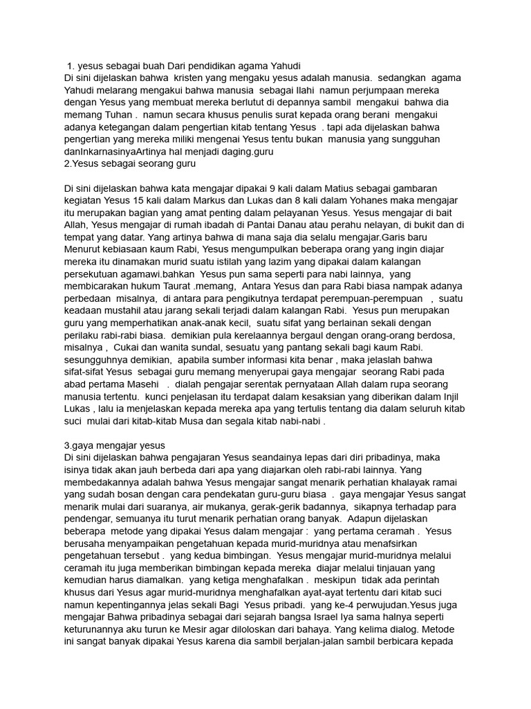 Laporan Bacaan Sejarah Kristen | PDF Laporan Bacaan Sejarah Kristen | PDF