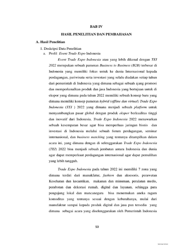 Bab 4 Hasil Penelitian Dan Pembahasan | PDF
