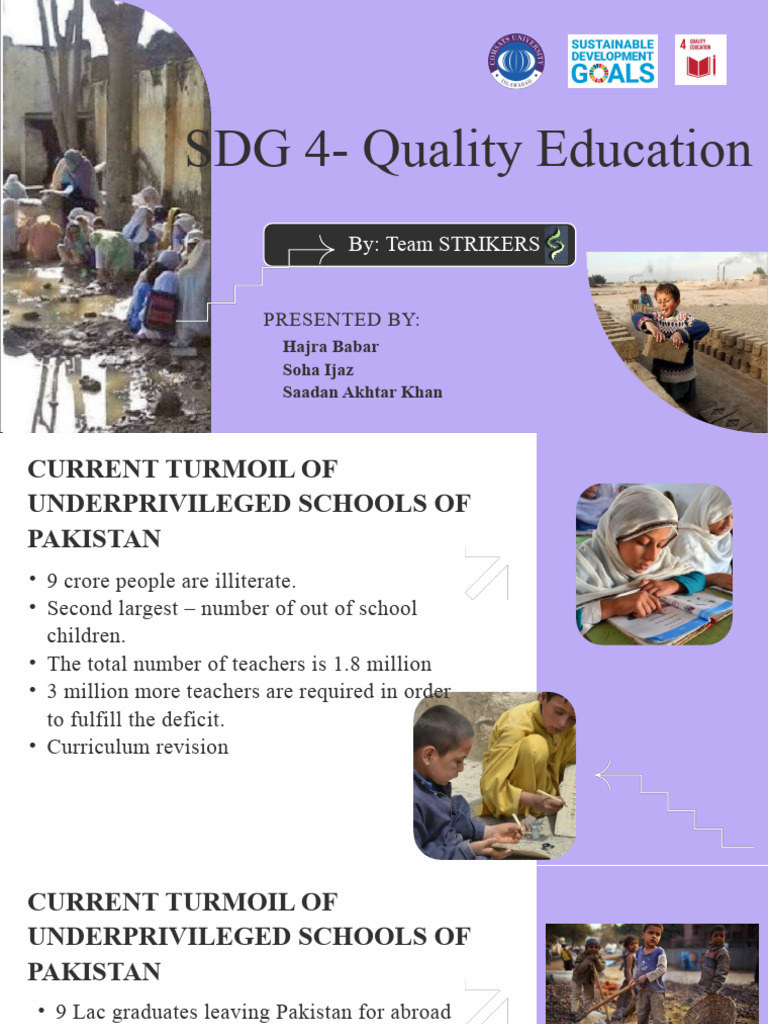Quality Education SDG 4 | PDF | Teachers | Mentorship