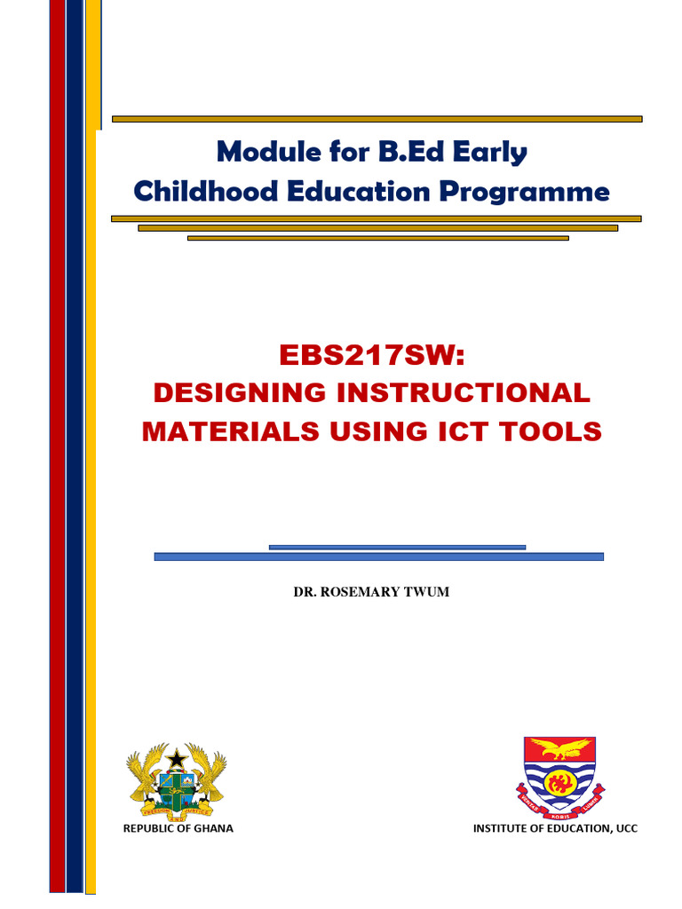 Ebs 217SW - Designing Instructional Materials Using Ict | Download Free PDF | Instructional ...