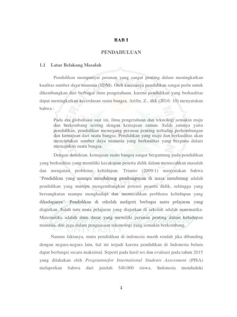 Metanalisis Buk Cut (Bab 1 Unimed) | PDF