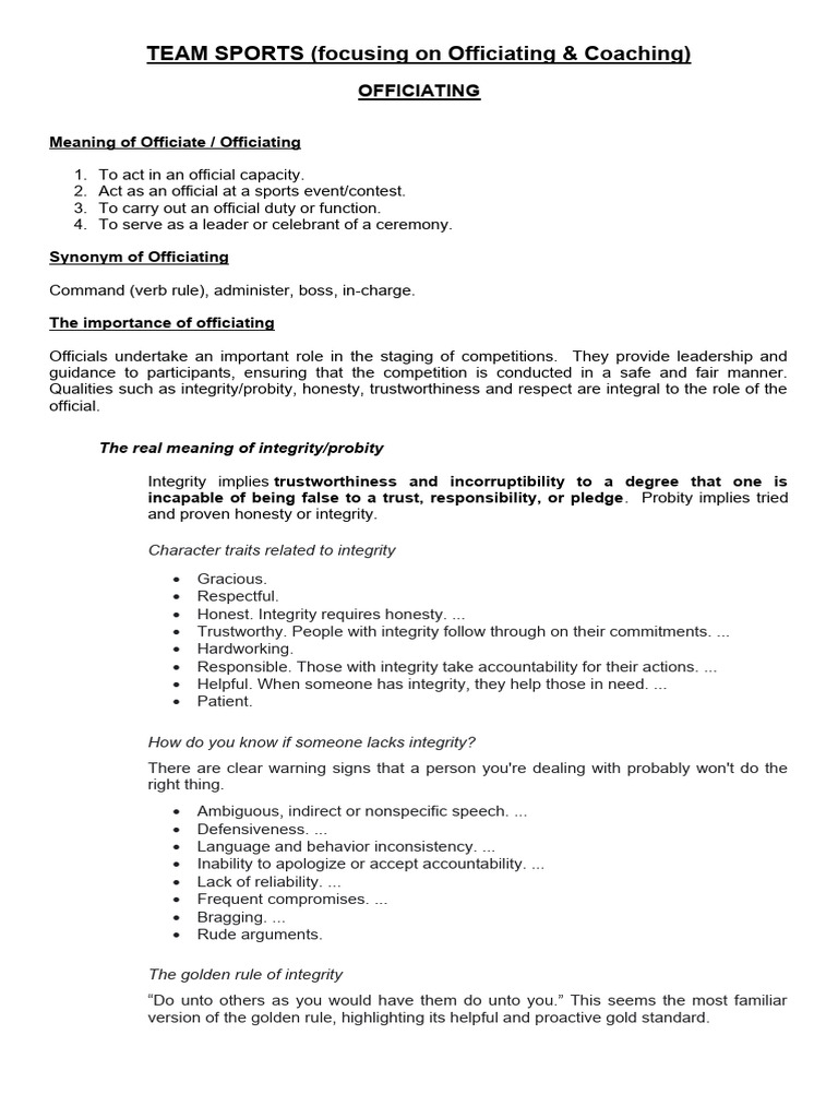UAAP Football Officiating Standards | PDF | Referee | Association Football