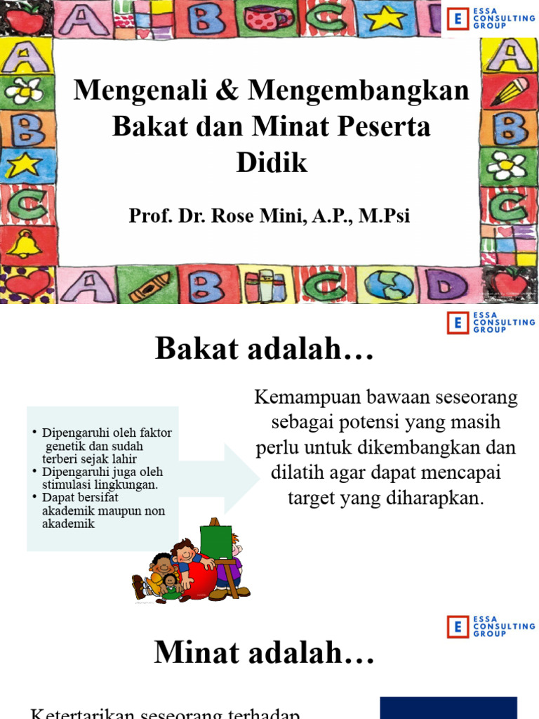 Pengembangan Bakat Dan Minat Peserta Didik SMK | PDF | Karier & Perkembangan