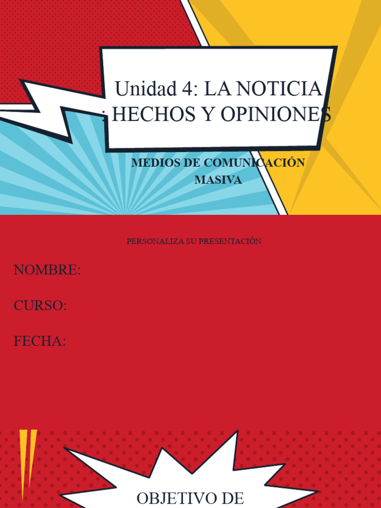 La Noticia Hechos y Opiniones 2° A | PDF