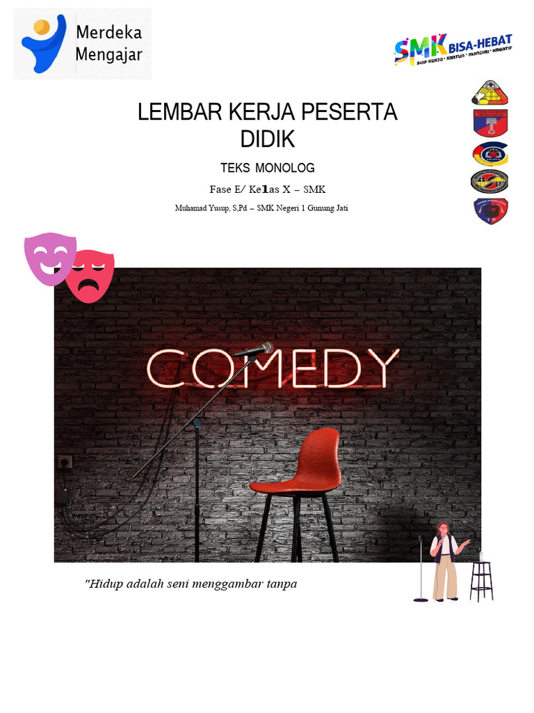 LKPD Bab 2 Anekdot Bhs. Indonesia Ok | PDF