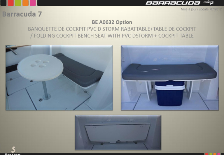 Folding Cockpit Bench Seat & Table | PDF