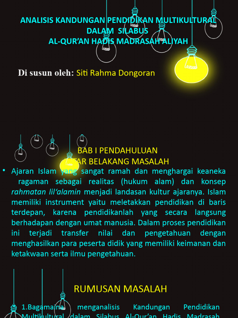 Rahma PPT Islam Dan Multikultural | PDF