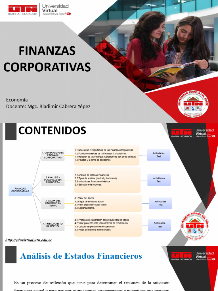 Presentacion Finanzas Corporativas Unidad 2 | Descargar gratis PDF | Ratio financiero ...