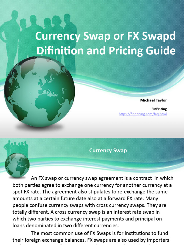 FX Swap | PDF | Foreign Exchange Market | Swap (Finance)
