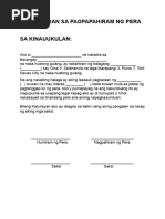 Acknowledgment Receipt Tagalog | PDF