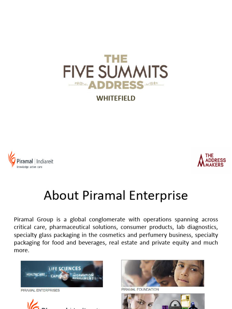 The Five Summits in Whitefield 5ph | PDF