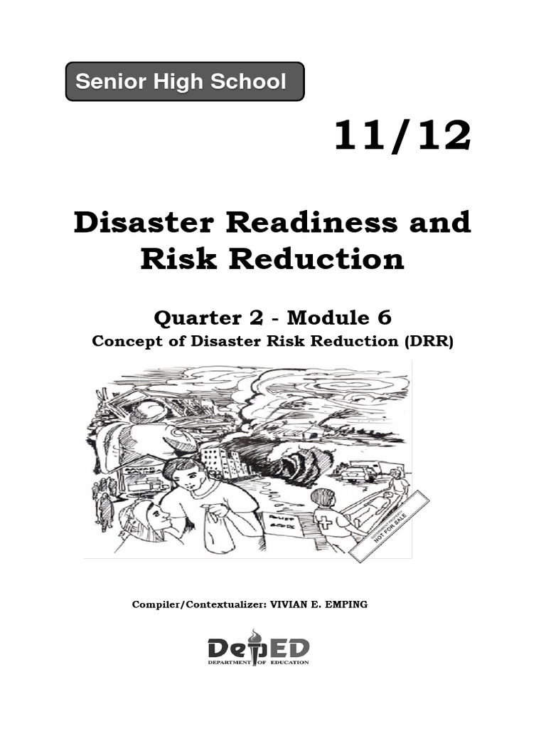 DRR Q2 Module-6 Concept-of-DRRR Emping | PDF | Disaster Risk Reduction | Emergency Management