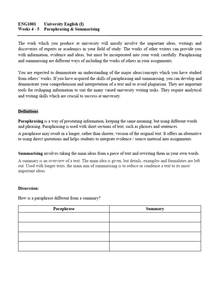 Paraphrasing and Summarising | PDF | Social Networking Service | Aggression