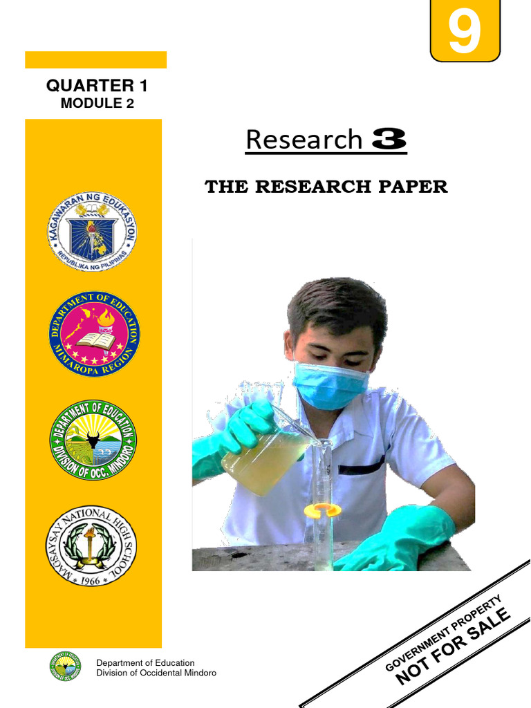 Module 2 q1 Research 3 q1 Lc3 | PDF | Data | Academic Publishing