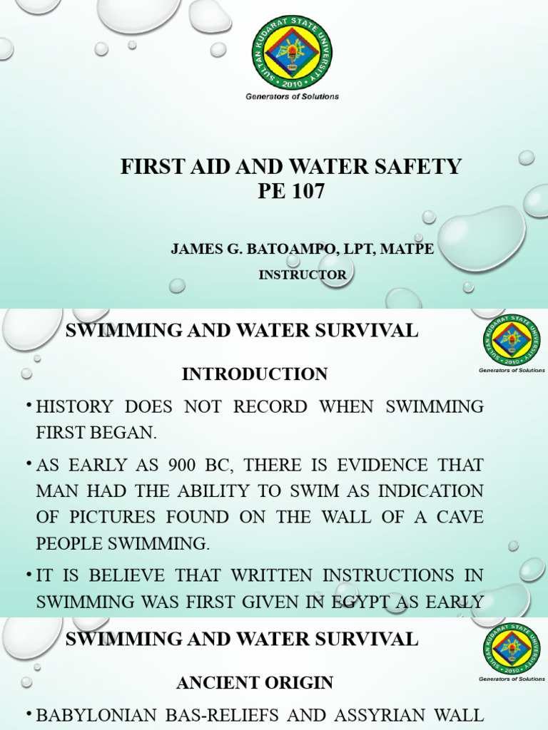 Turtle Float Technique in Water Safety | PDF | Swimming | Leisure ...