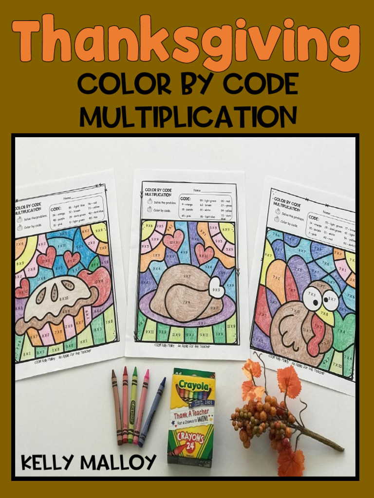 Color by Code Multiplication: Kelly Malloy | PDF | Digital Millennium ...