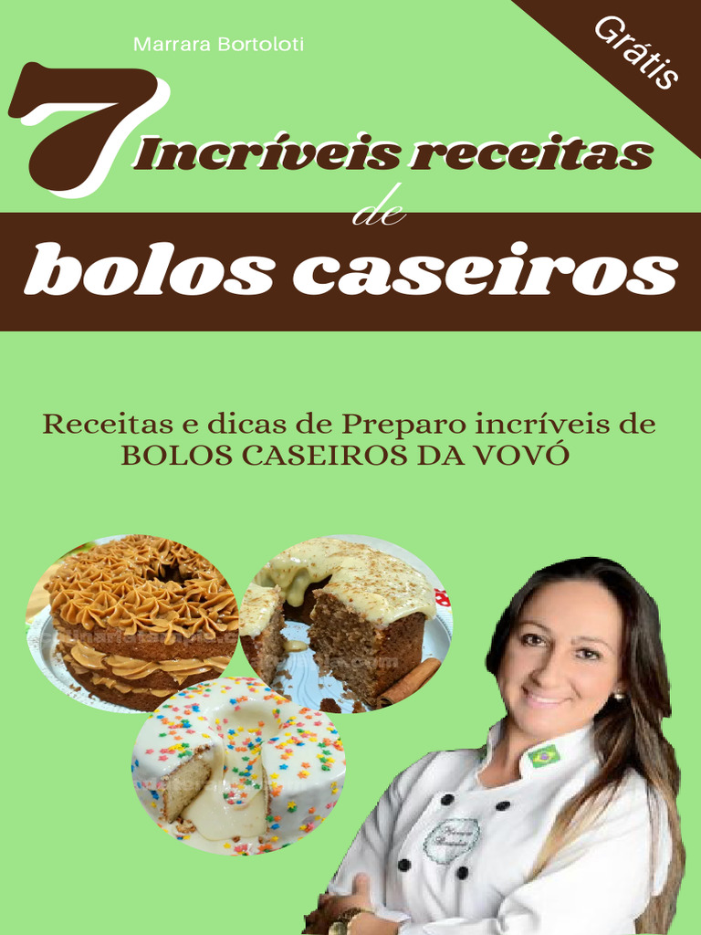 Receitas de Bolos Caseiros da Vovó | PDF | Chá | Chocolate