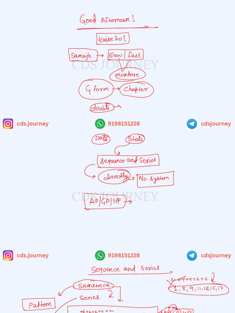 (Classpad) Sequence and Series | PDF