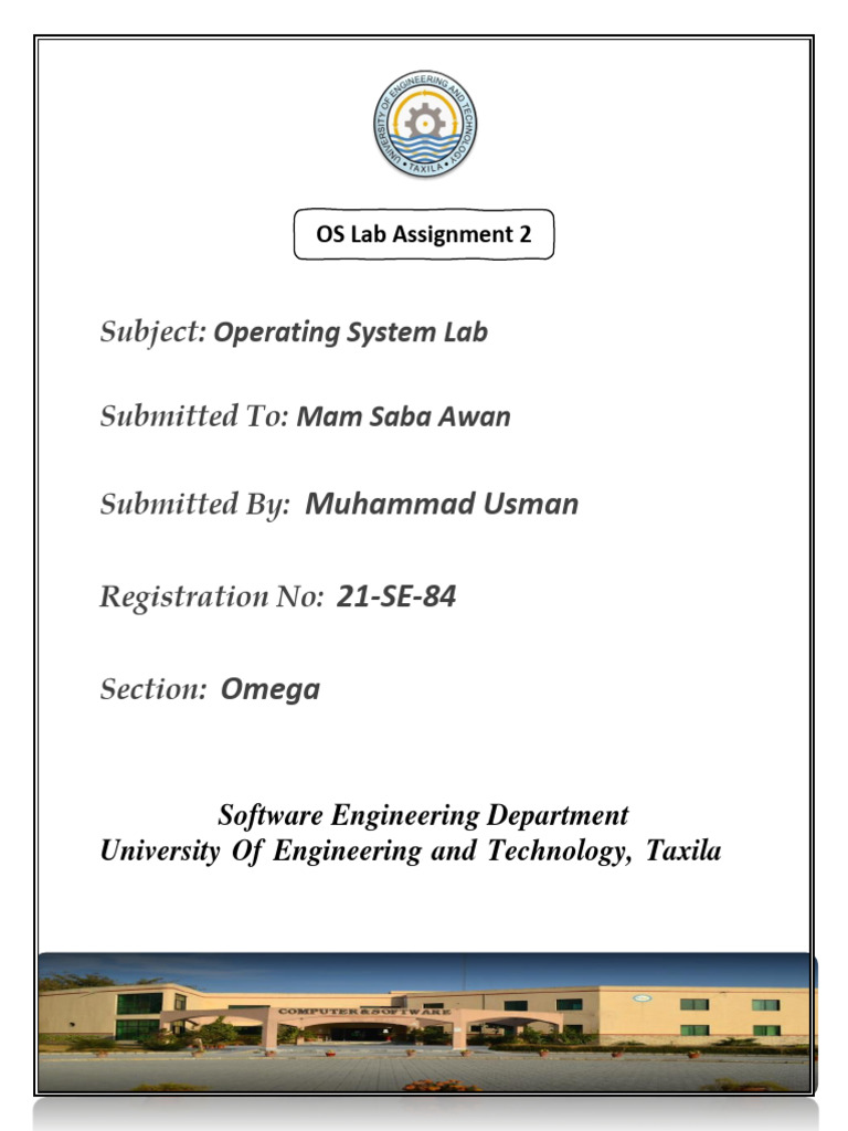 OS Lab Ass 2 (21-SE-84) | PDF