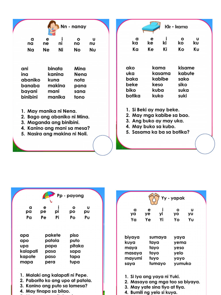 Reading Tagalog | PDF