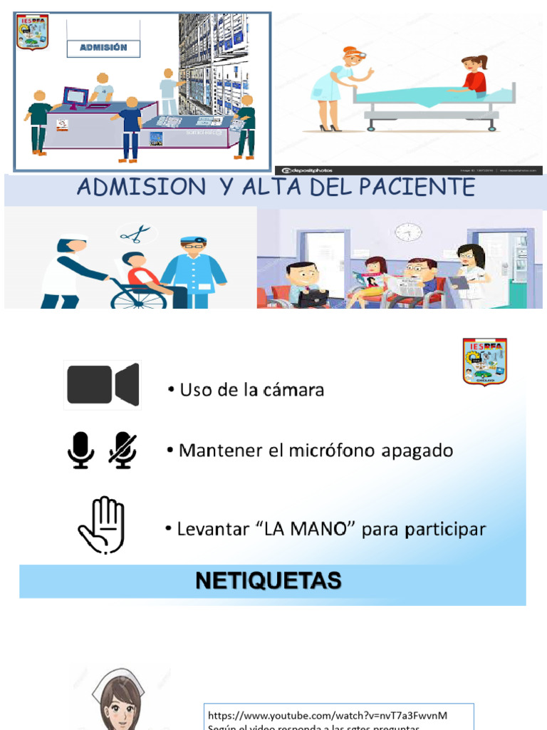 Durante - Sesión13 - ADMISIÓN Y ALTA DEL PACIENTE | PDF | Hospital ...