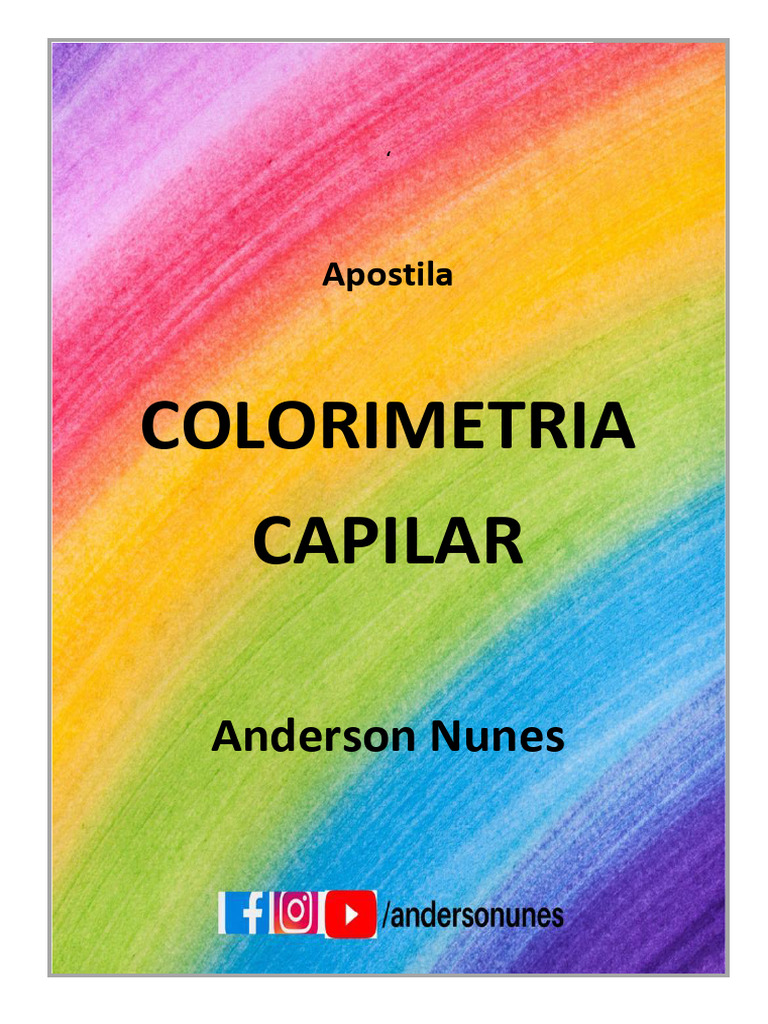 Apostila Colorimetria Capilar - An | PDF | Cabelo | Cor