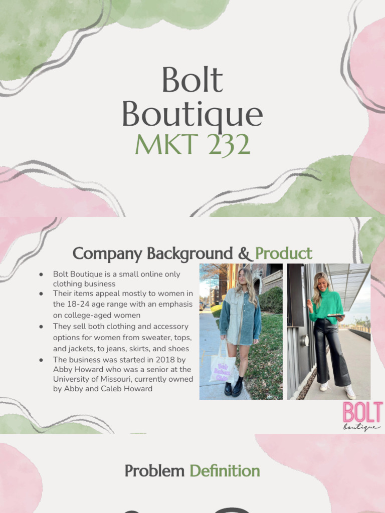 Project 2 Final Presentation MKT 232 | PDF | Online Shopping | Target Audience