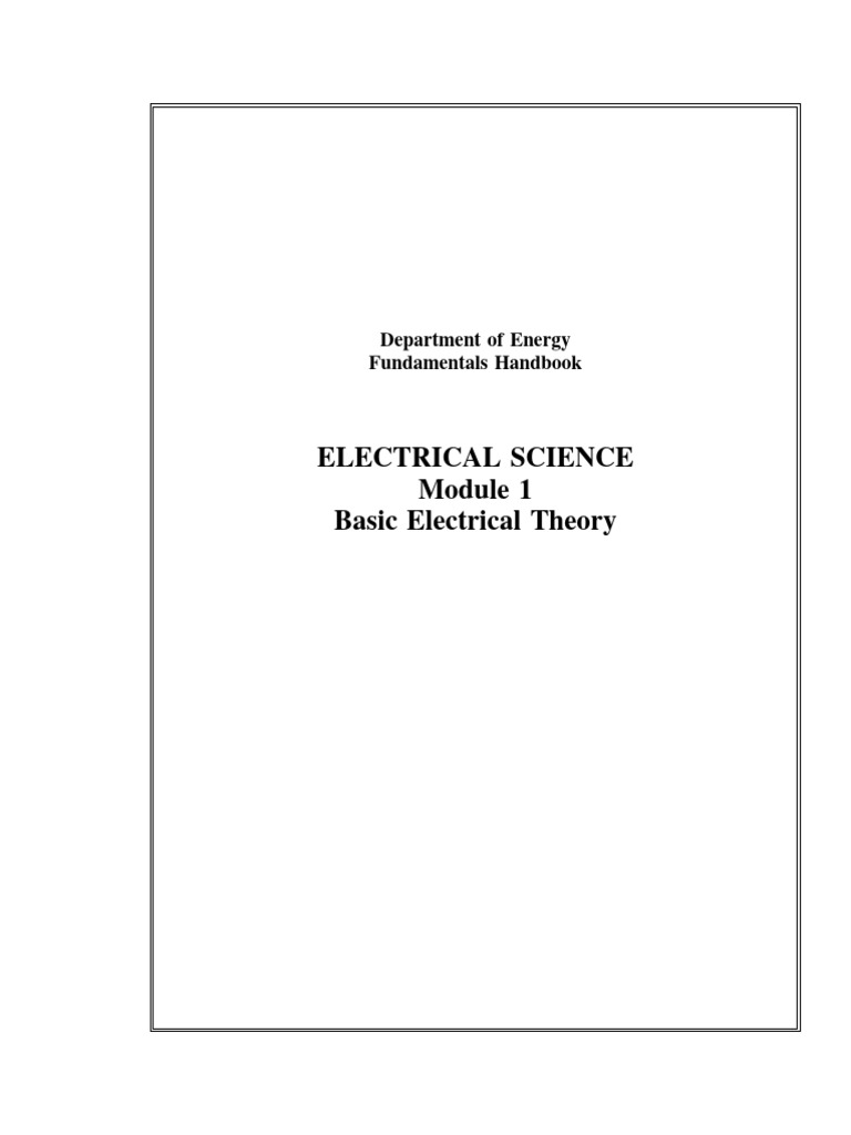 Modul 1. Basic Electricity Theory | PDF | Electric Charge | Electric ...