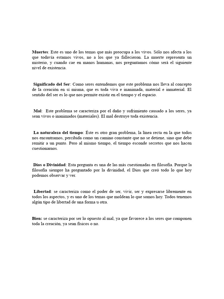 Unidad 2. Actividad 1. Entregable. Tipo de Problemática | PDF | Filosofía