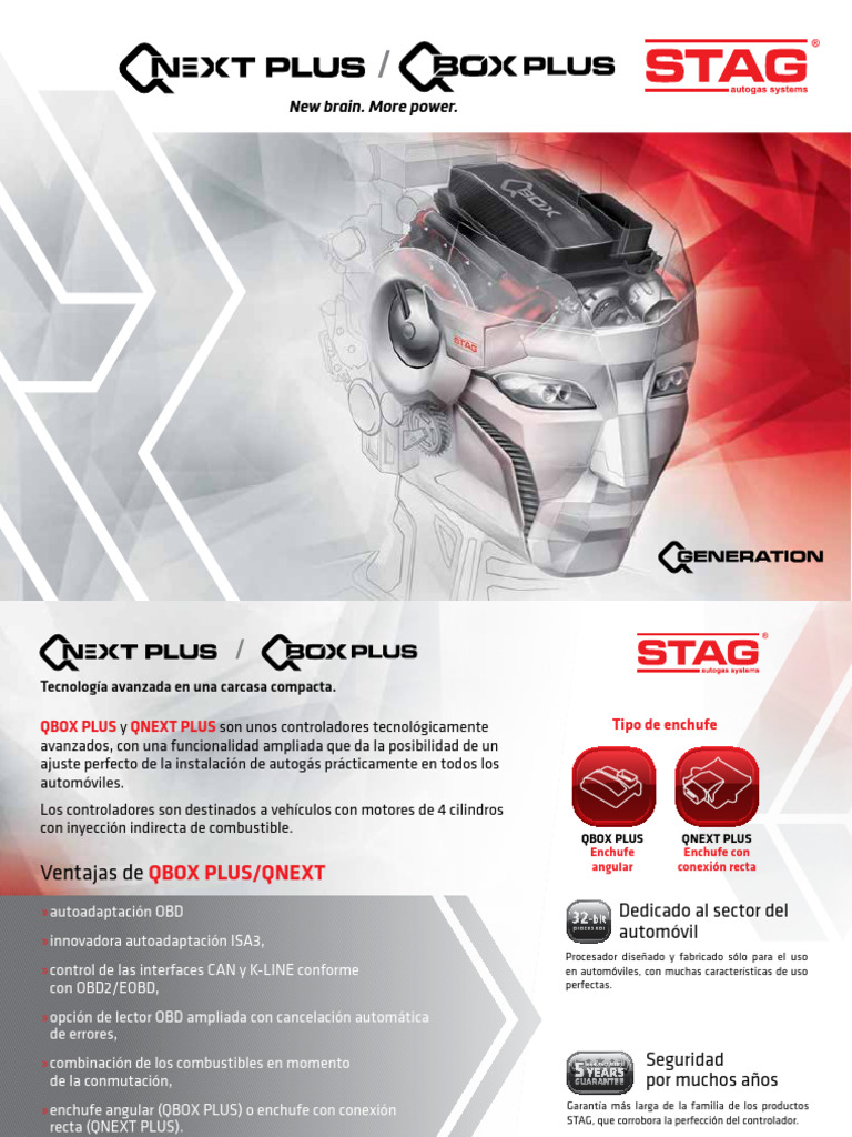 Stag Qnext Plus - Qbox Plus | PDF | Vehículos | Tecnología de vehículos