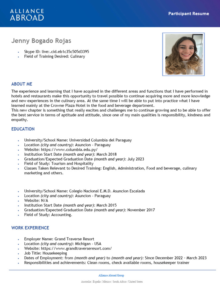 AAG Resume Template | PDF