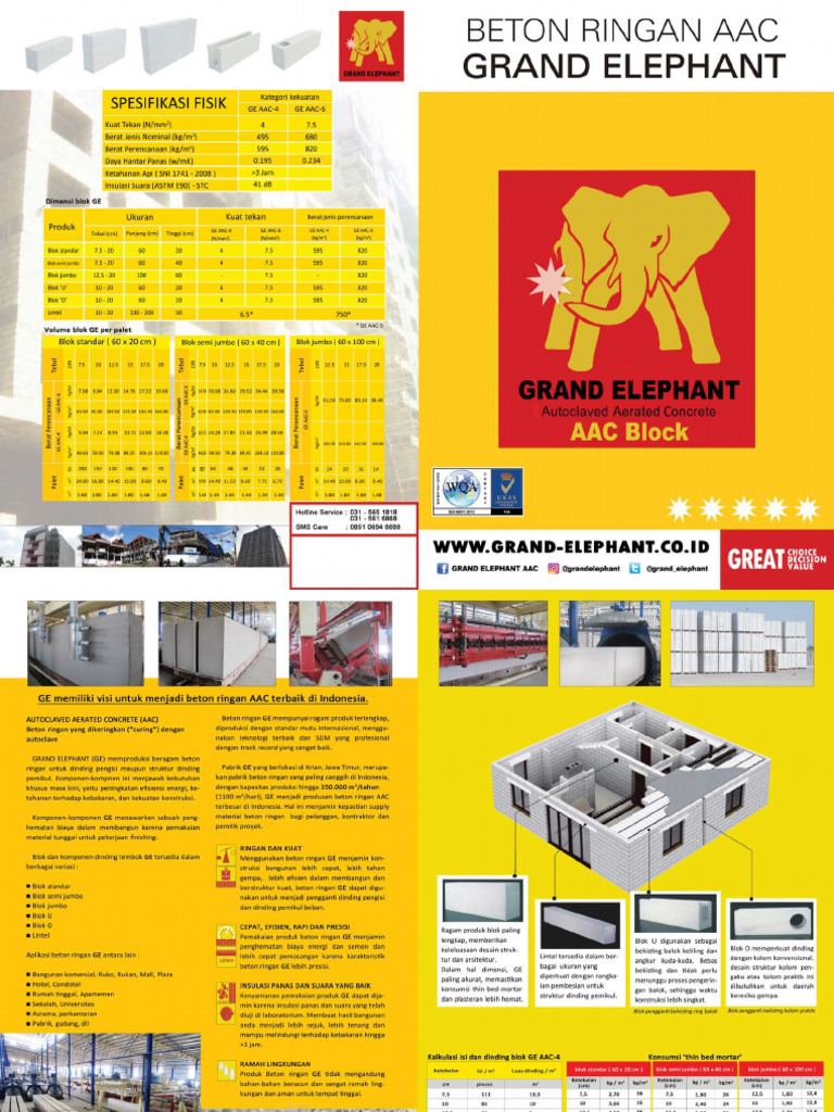 Brosur Bata Ringan | PDF