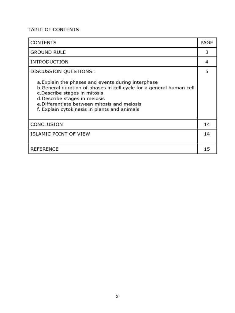 Assignment Biology Cell Cycle | PDF | Meiosis | Mitosis